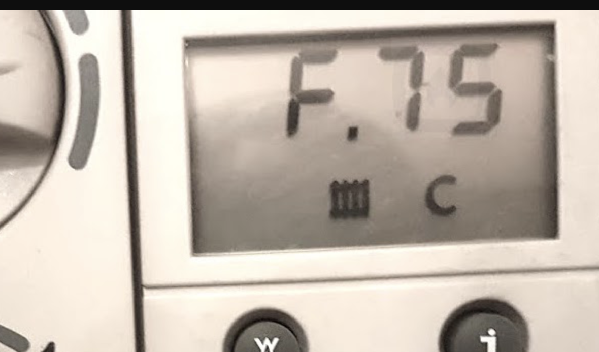 F75 Fault Code F 75 Vaillant Ecotec Boilers Parkstone Yorkshire