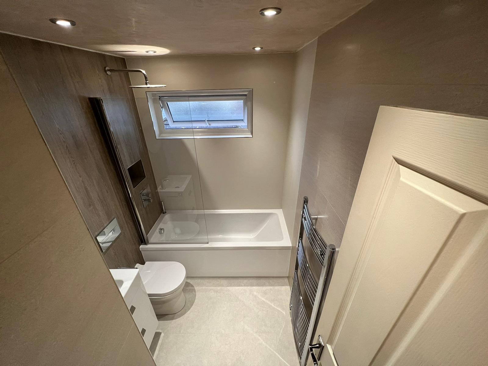 Compact bathroom transformation - Parkstone Yorkshire